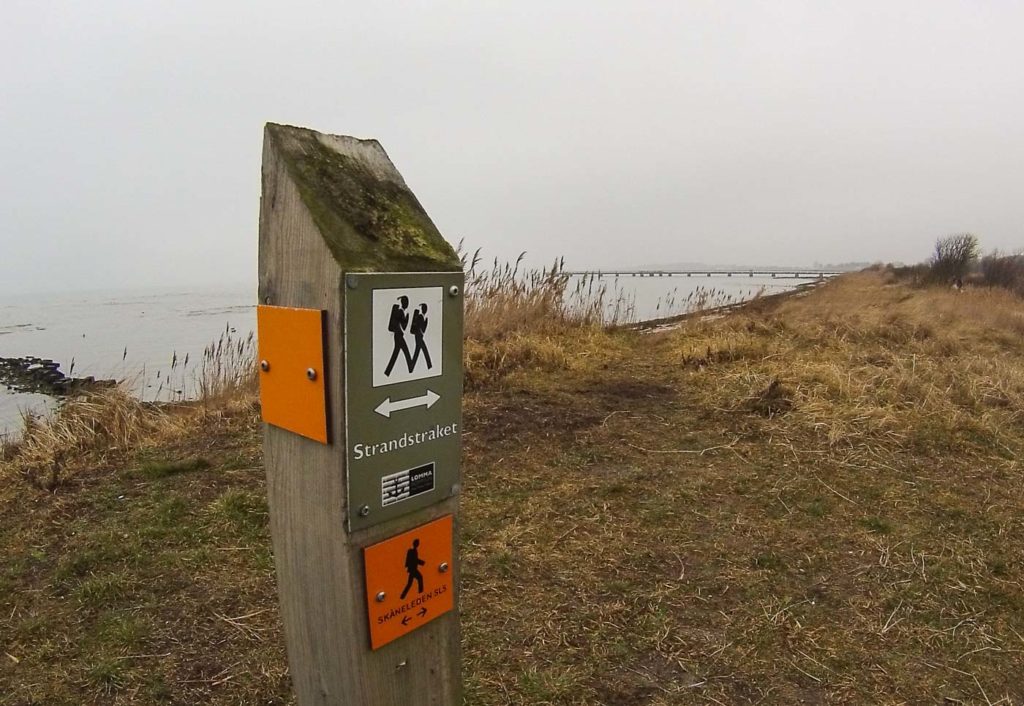Visite de Lomma en Suède (Scanie) et randonnée sur la Strandstråket